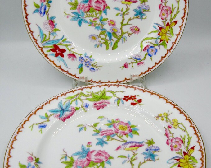 Mintons Cuckoo (3934) China Luncheon Plates (9 In.) - Smooth Rim ...