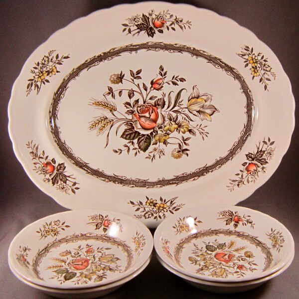 Brown Platter - Etsy