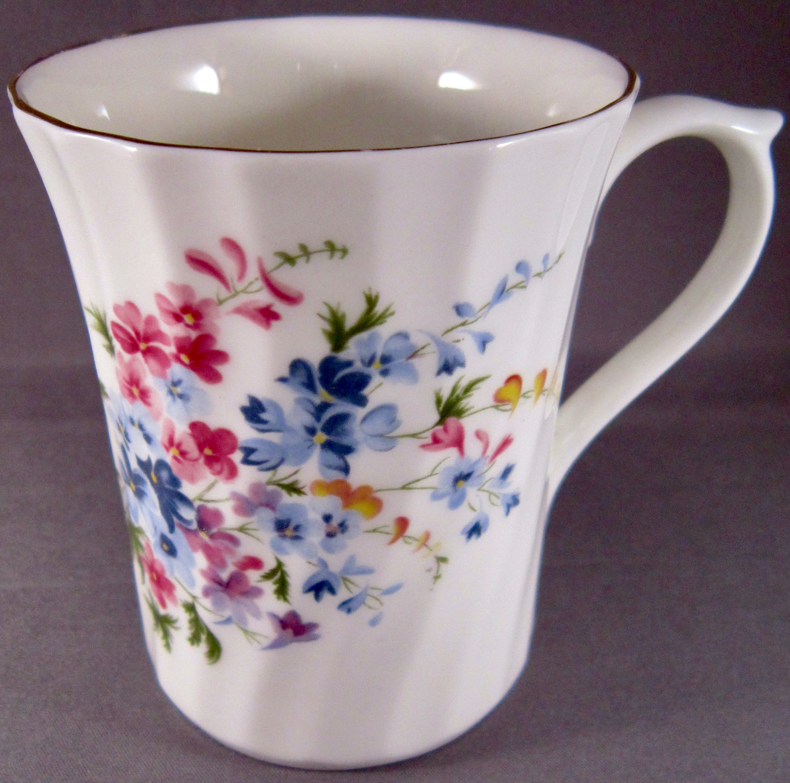 Royal Stuart Bone China Tea or Coffee Mug Blue and Pink - Etsy Canada