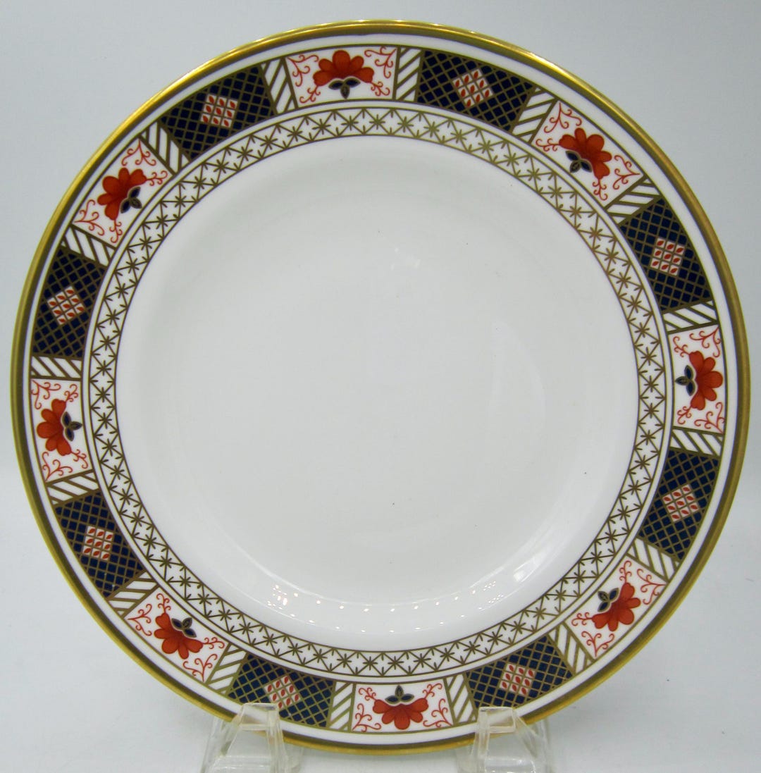 Royal Crown Derby Derby Border (A1253) Bone China Dinner Plate (10.5 In ...