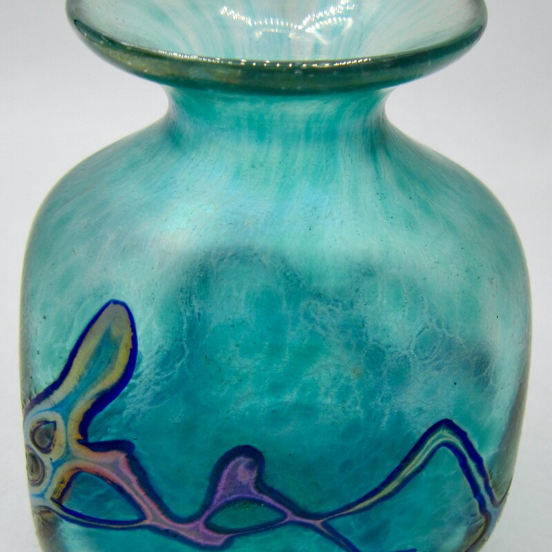 Teal Glass Art - Etsy