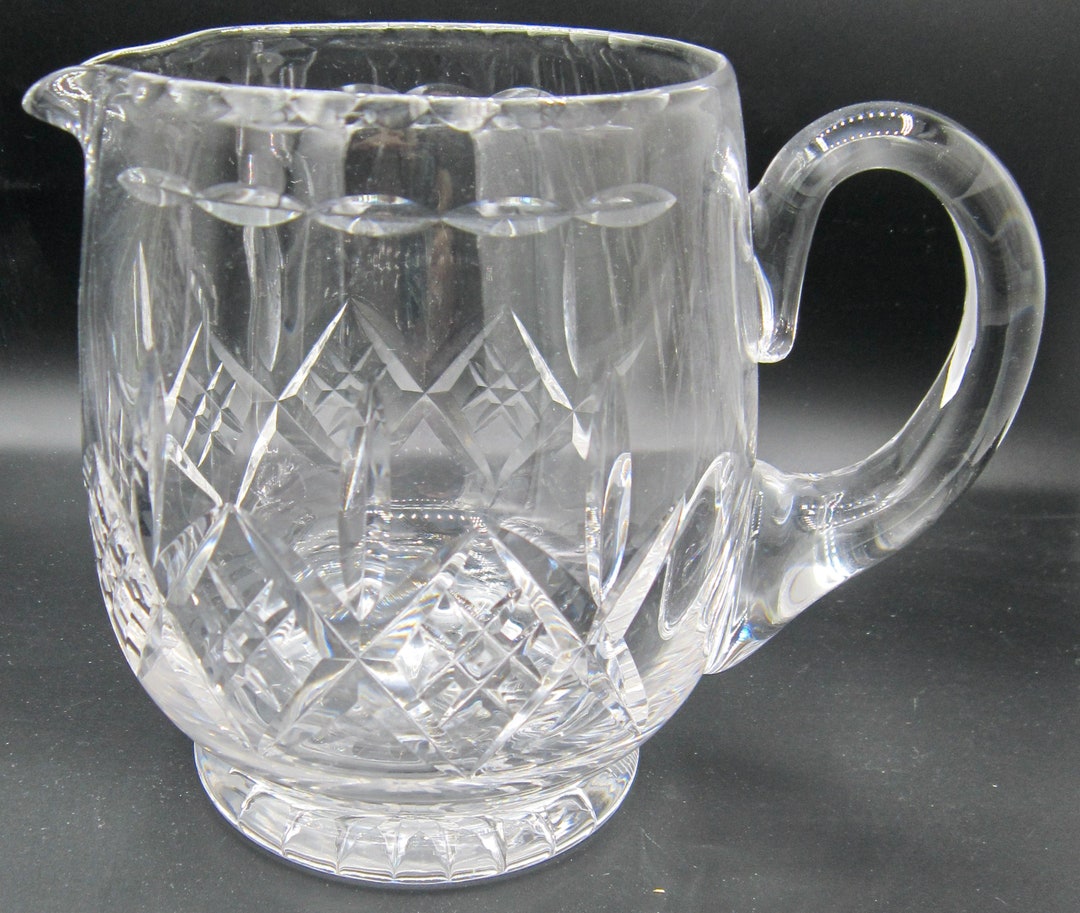 Stuart Glengarry Cambridge Crystal Pitcher or Jug (6 In.) - England - Etsy
