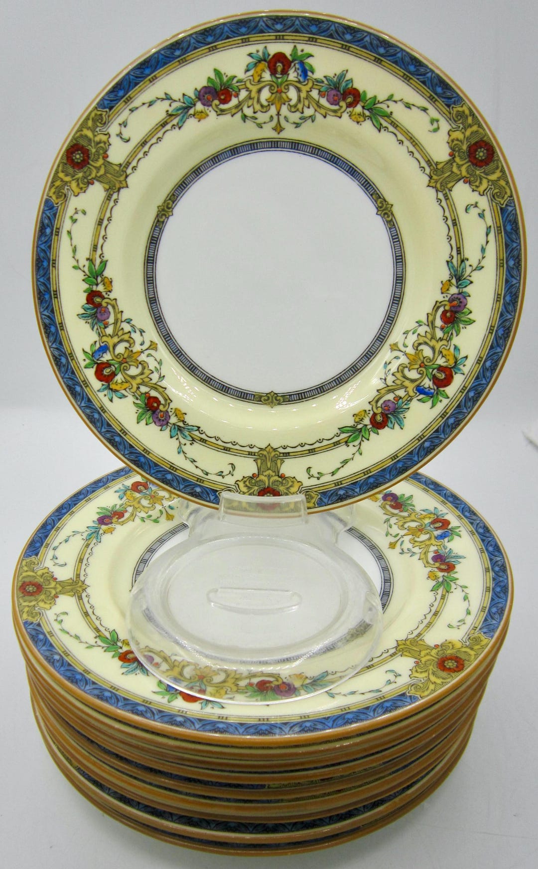 Minton Windsor Blue (B1064) China Bread and Butter Plates (10) - Globe ...