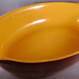 Denby Spice Oval Open 2.5 Quart Casserole 10.75 In. Yellow - Etsy
