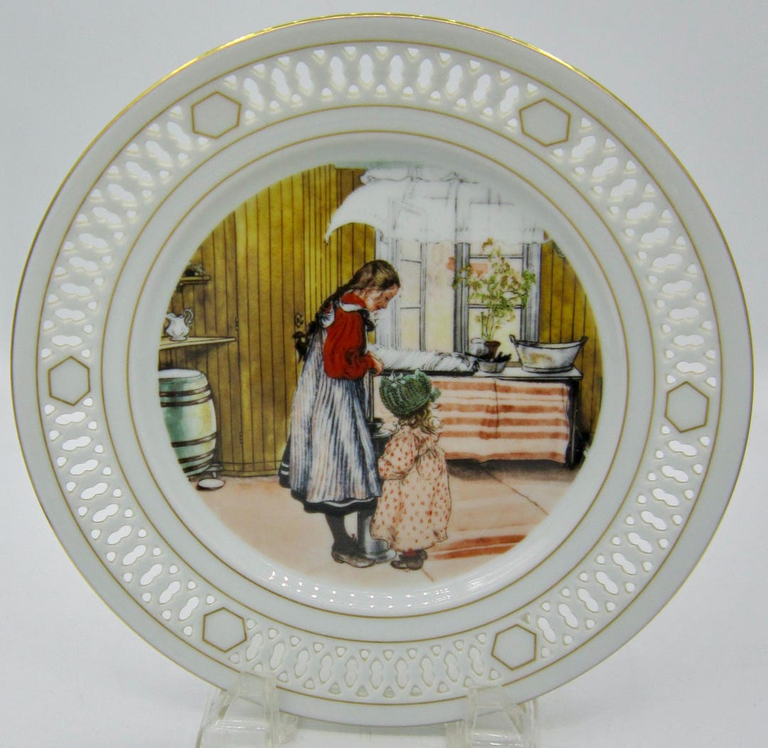 Bing and Grondahl Carl Larsson Ltd. Ed. Porcelain Hanging Plate (8.5 In ...