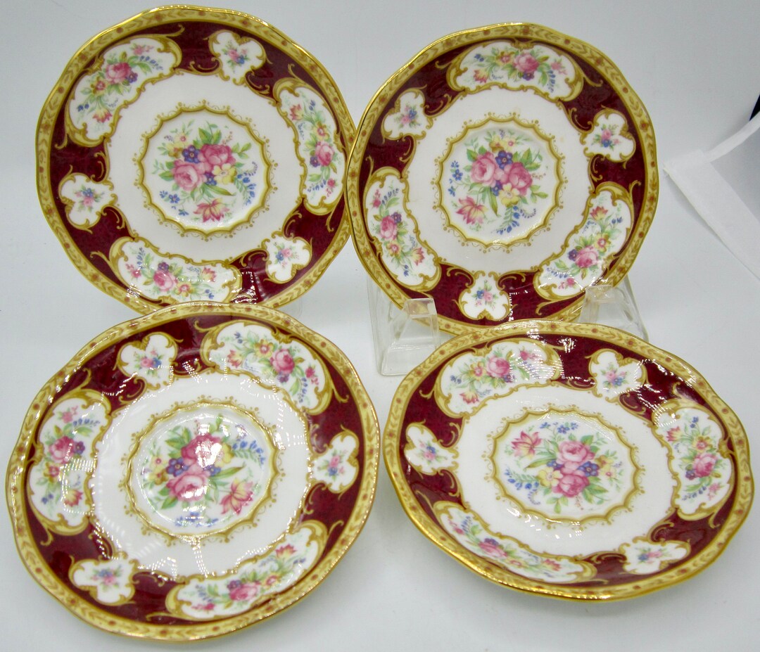 Royal Albert Lady Hamilton Bone China Demitasse Saucers (4) - England ...