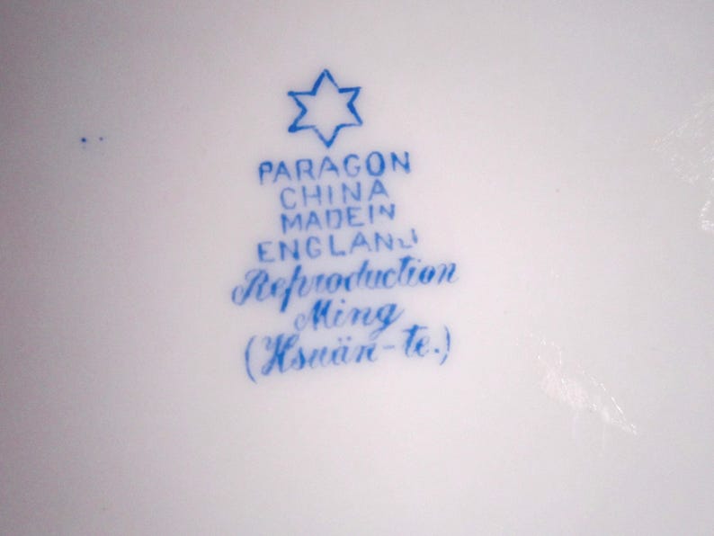 Paragon Star China Reproduction Ming Bread and Butter Plates (6 In ...