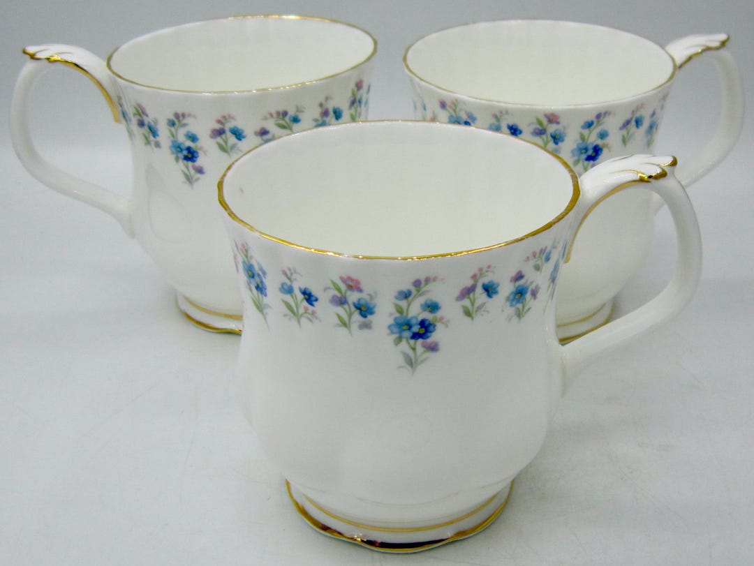 Royal Albert Memory Lane Bone China Coffee or Tea Mugs (3.25 In ...