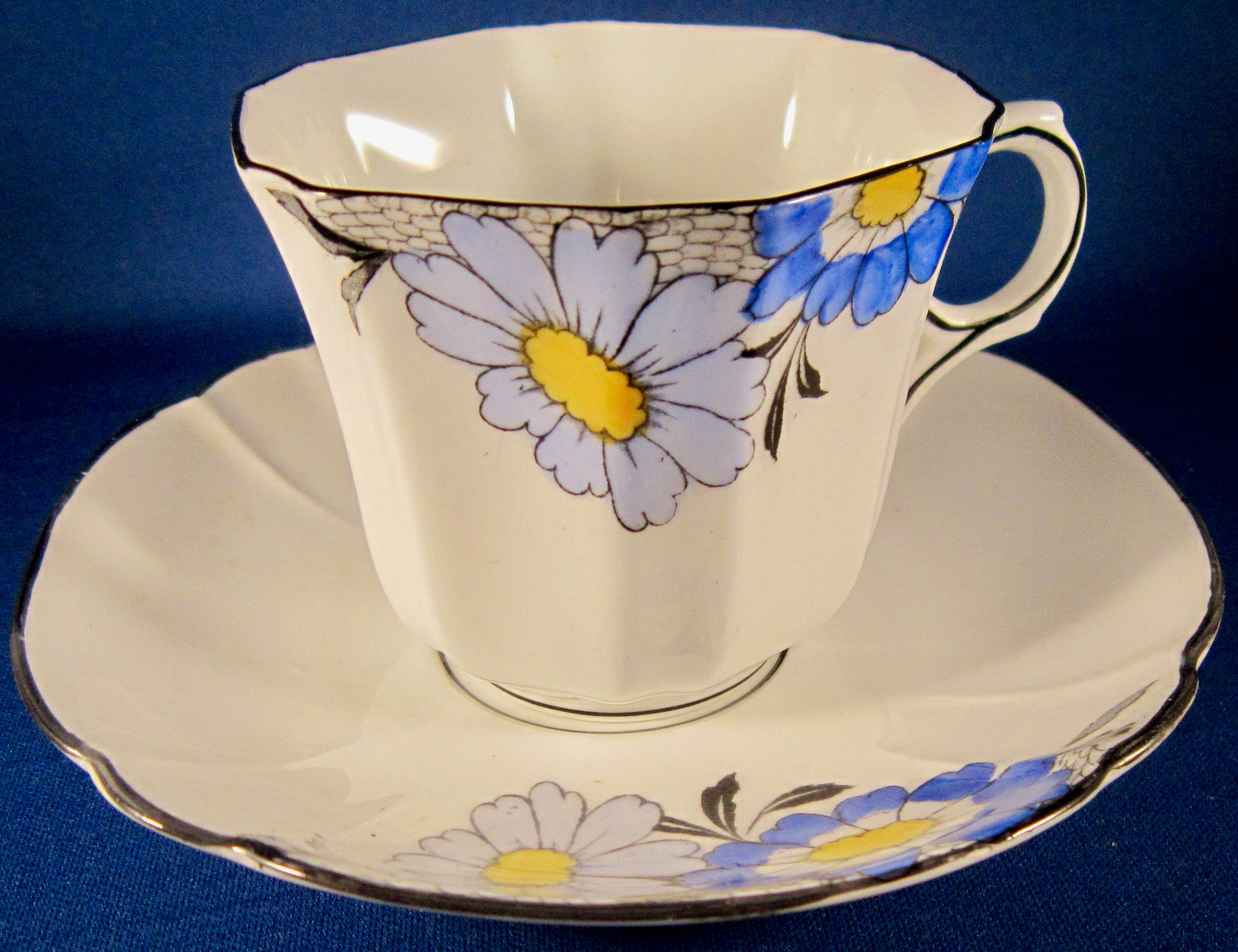 Gold Trim Made in England Vintage Melba Tea Cup and Saucer Genuine Bone ...