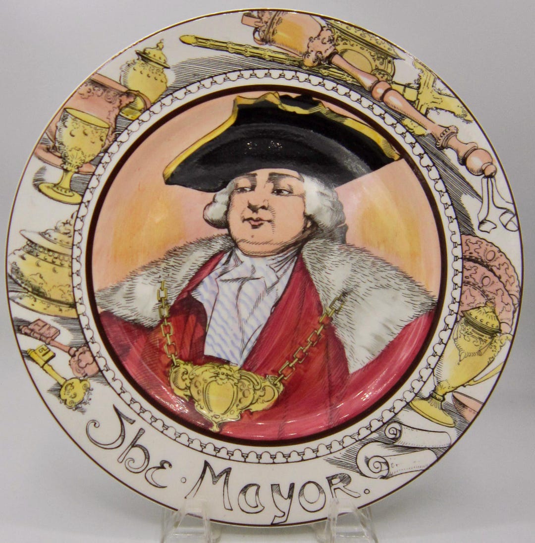 Royal Doulton the Mayor Plate D6283 (10.5 In.) - Professionals Series ...