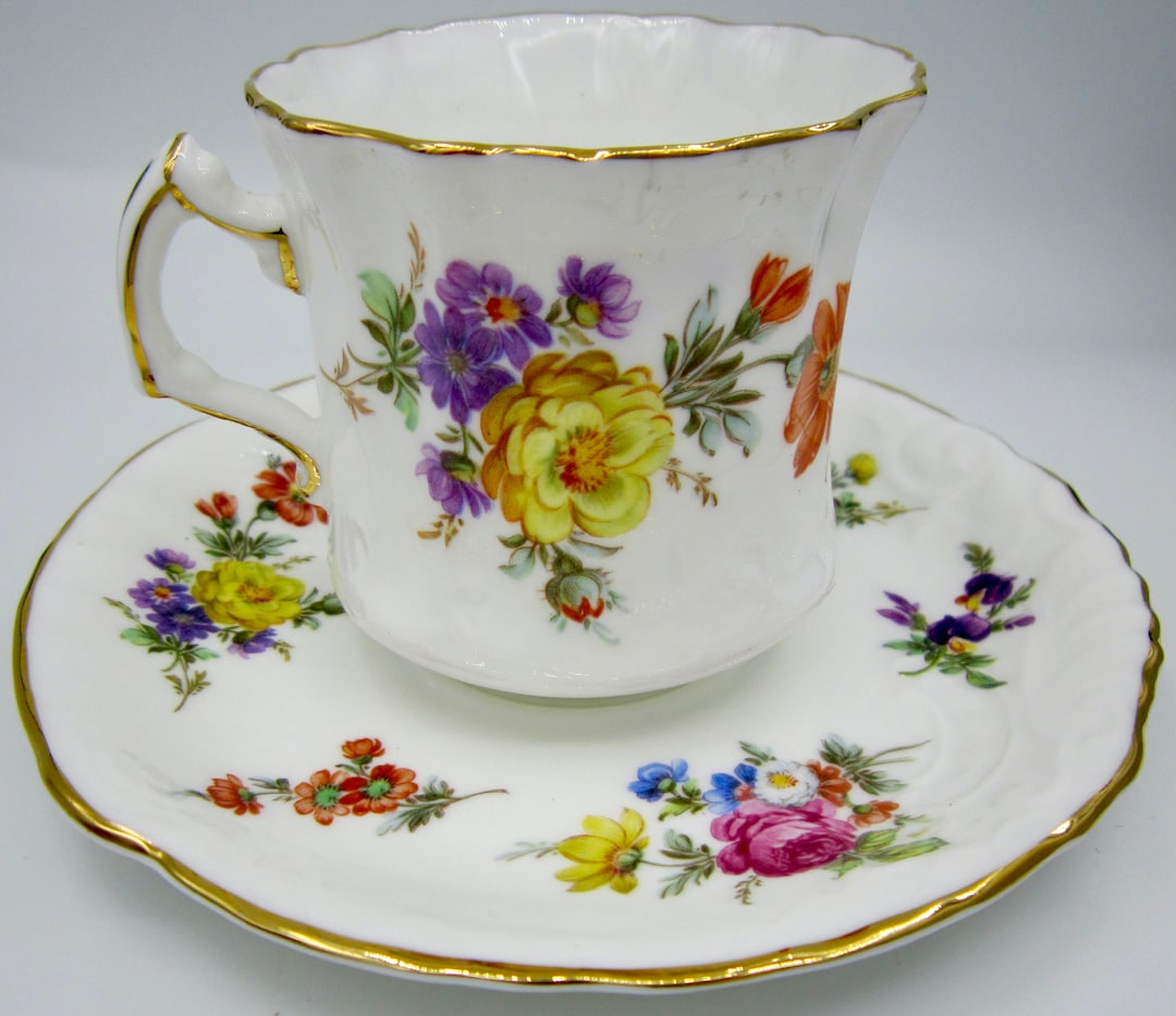 Hammersley and Co Bone China Tea Cup and Saucer 4772 England - Etsy