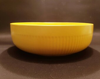 Yellow Pottery Bowl - Etsy