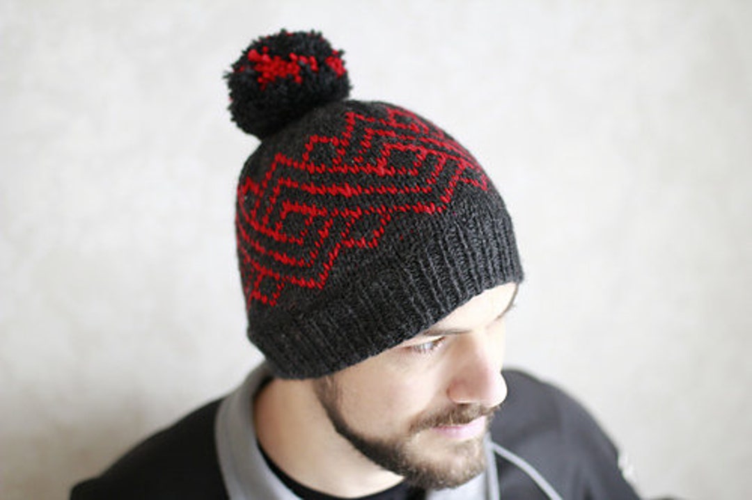 Ngaru Hat Knitting Pattern | Intermediate Toque Beanie Design | Worsted ...