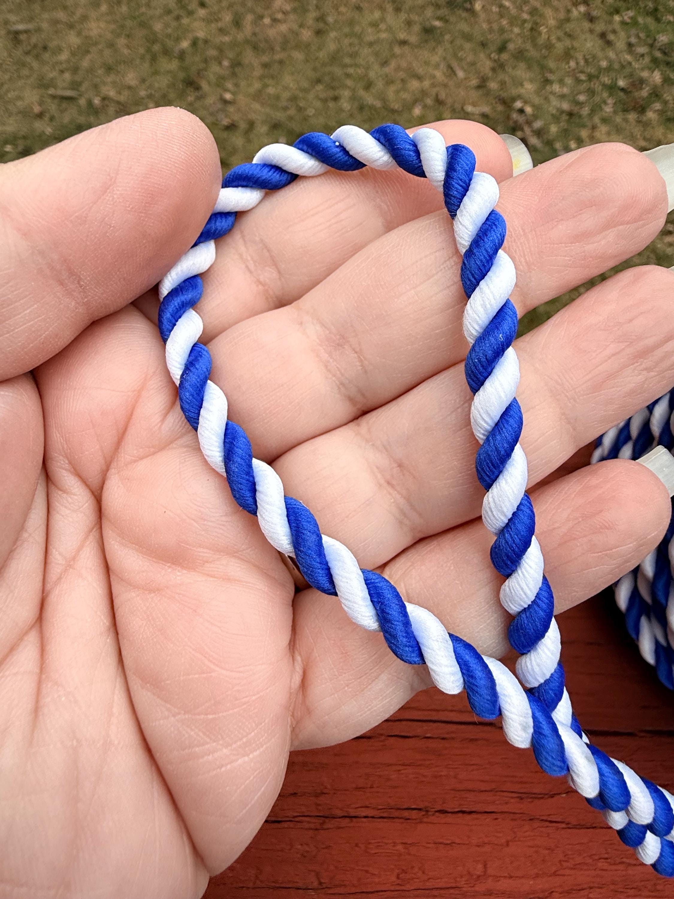 5mm Blue White Cording, Patriotic Twisted Rope, Decorative Cording ...