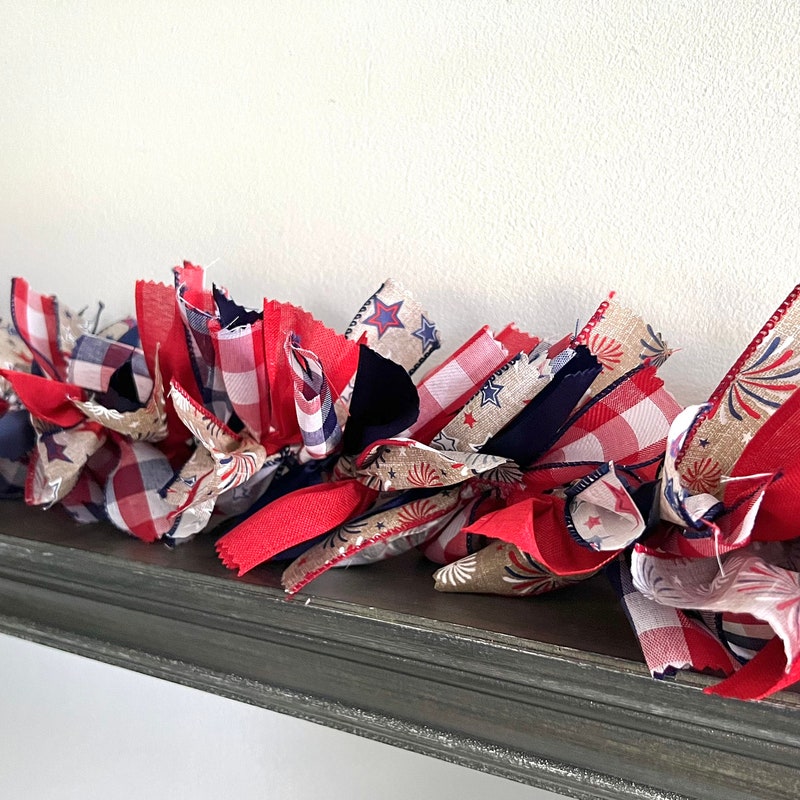 Rag Tie Garland - Etsy