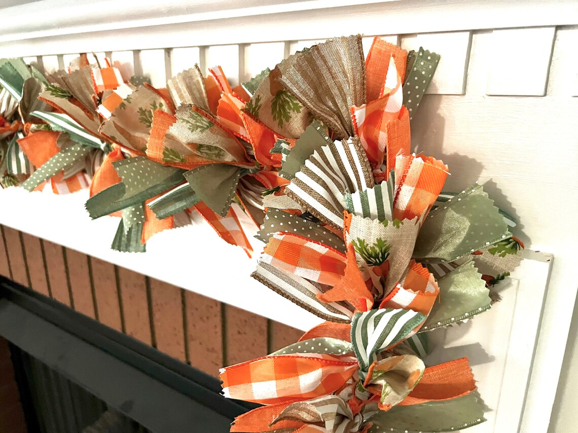 Easter Mantle Decor Rustic Easter Garland Primitive Easter - Etsy