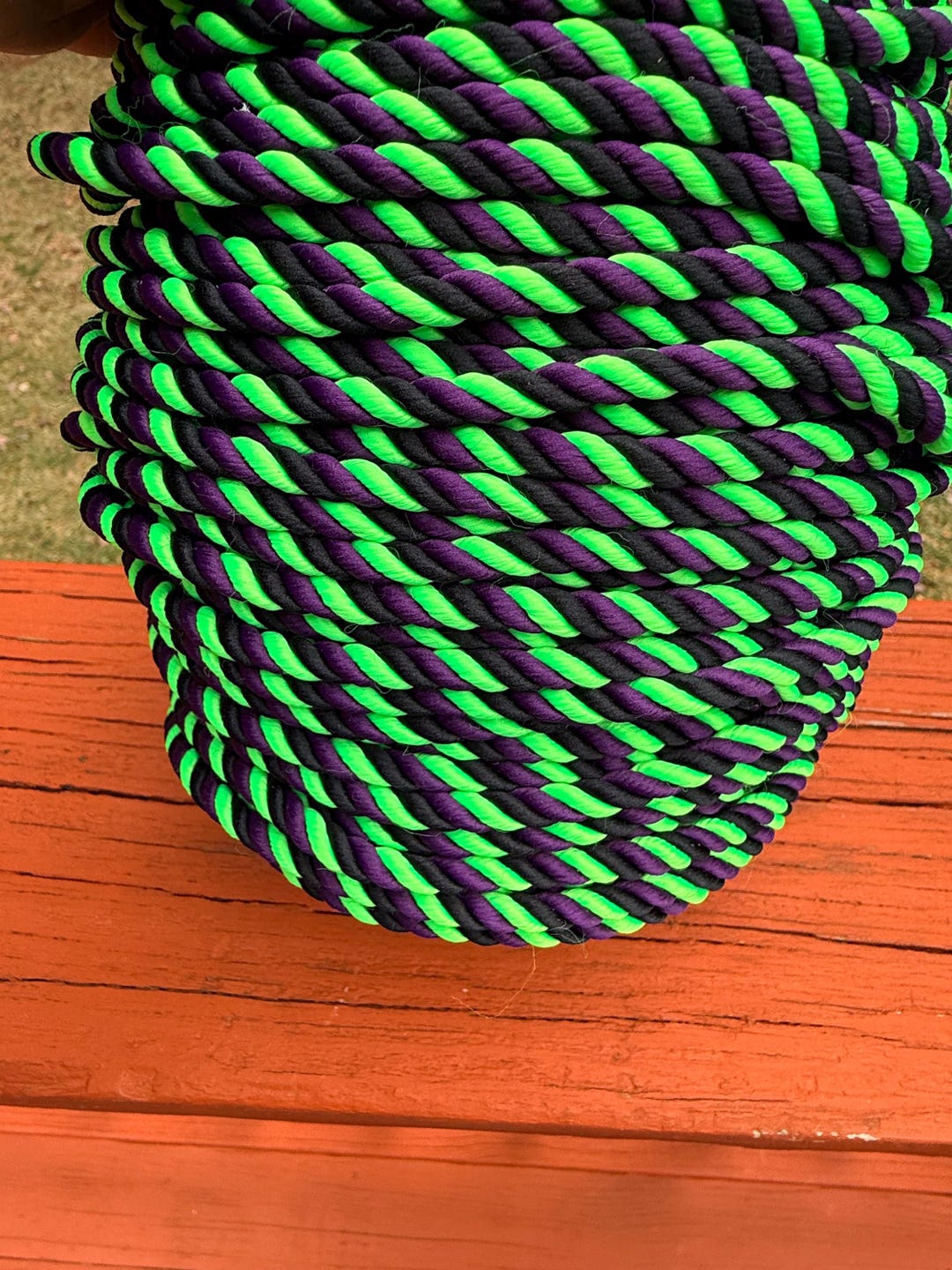 5mm Halloween Cording, Purple Green Black Twisted Rope, Decorative ...