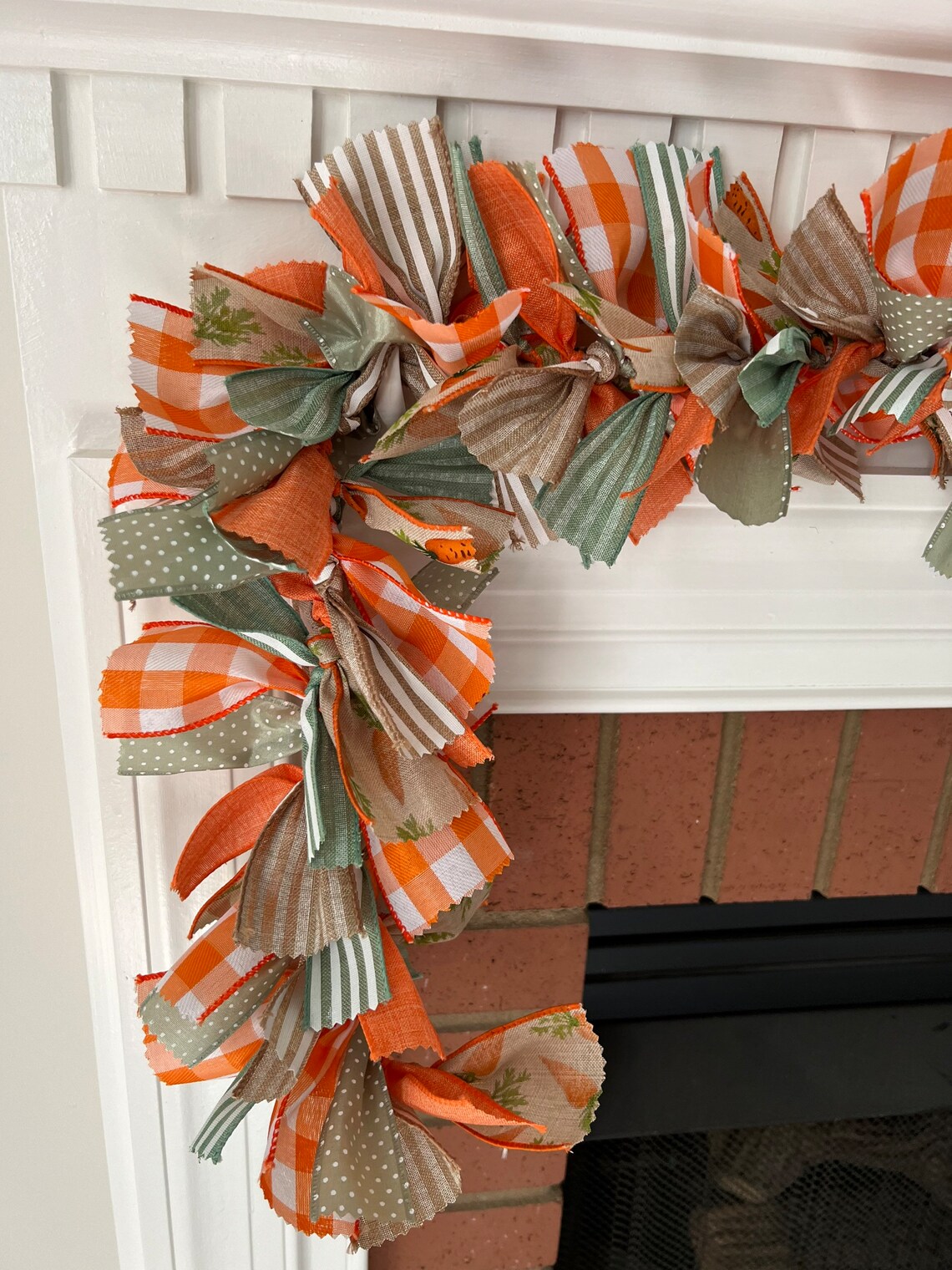 Easter Mantle Decor Rustic Easter Garland Primitive Easter - Etsy