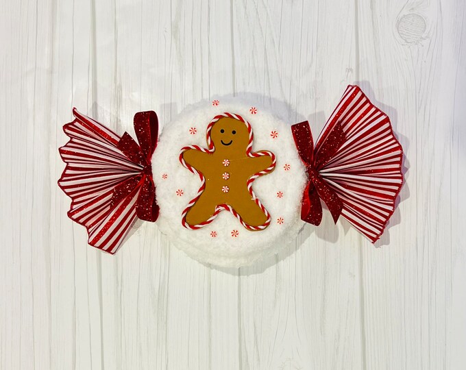 Large Gingerbread Candy, Gingerbread Decorations, Christmas Tree Decor ...
