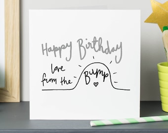 Bump Birthday Card | Etsy