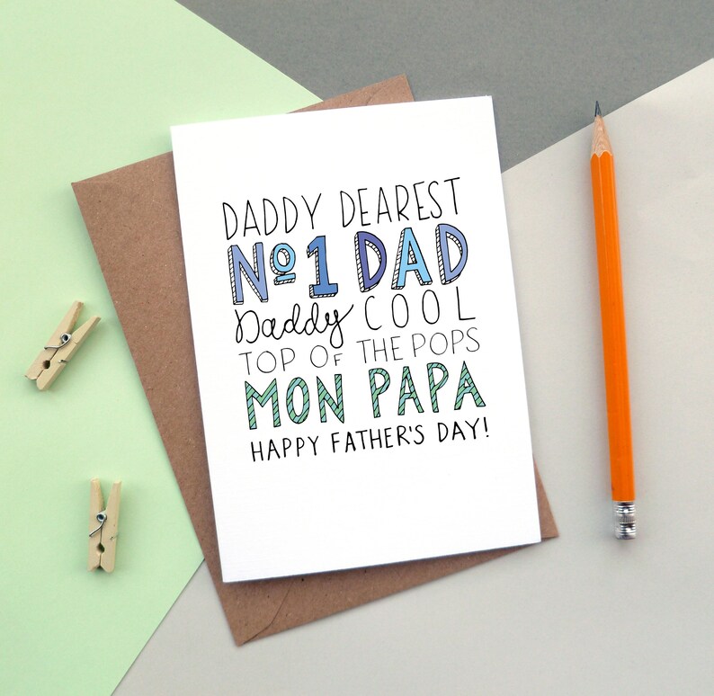 All the names for Dad No. 1 Dad Daddy Dearest Daddy Cool | Etsy