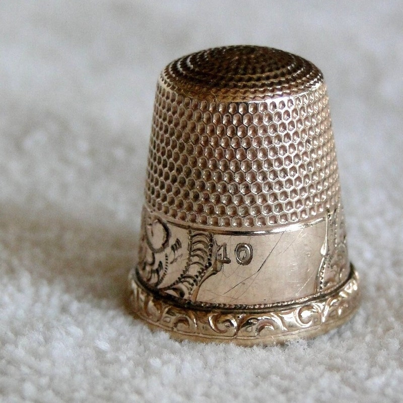 Antique Thimble - Etsy