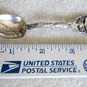 Sterling Silver and Enamel Chatham Ontario Canada Souvenir Demitasse or ...