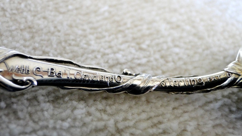 Webb and Ball Co Sterling Silver GARFIELD Portrait-memorial Souvenir ...