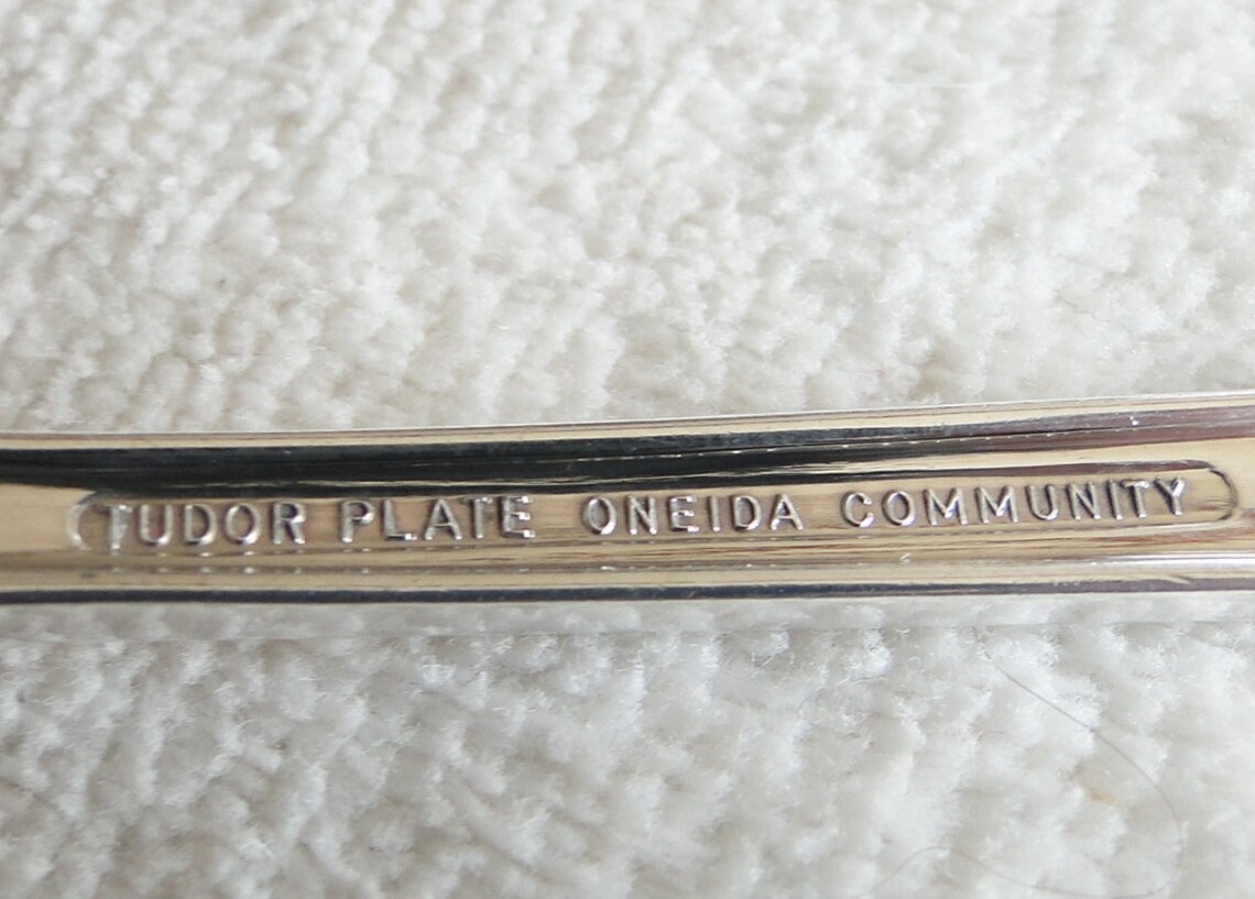 Tudor Plate Silver Plated BRIDAL WREATH Pattern Cold Meat Fork Server ...