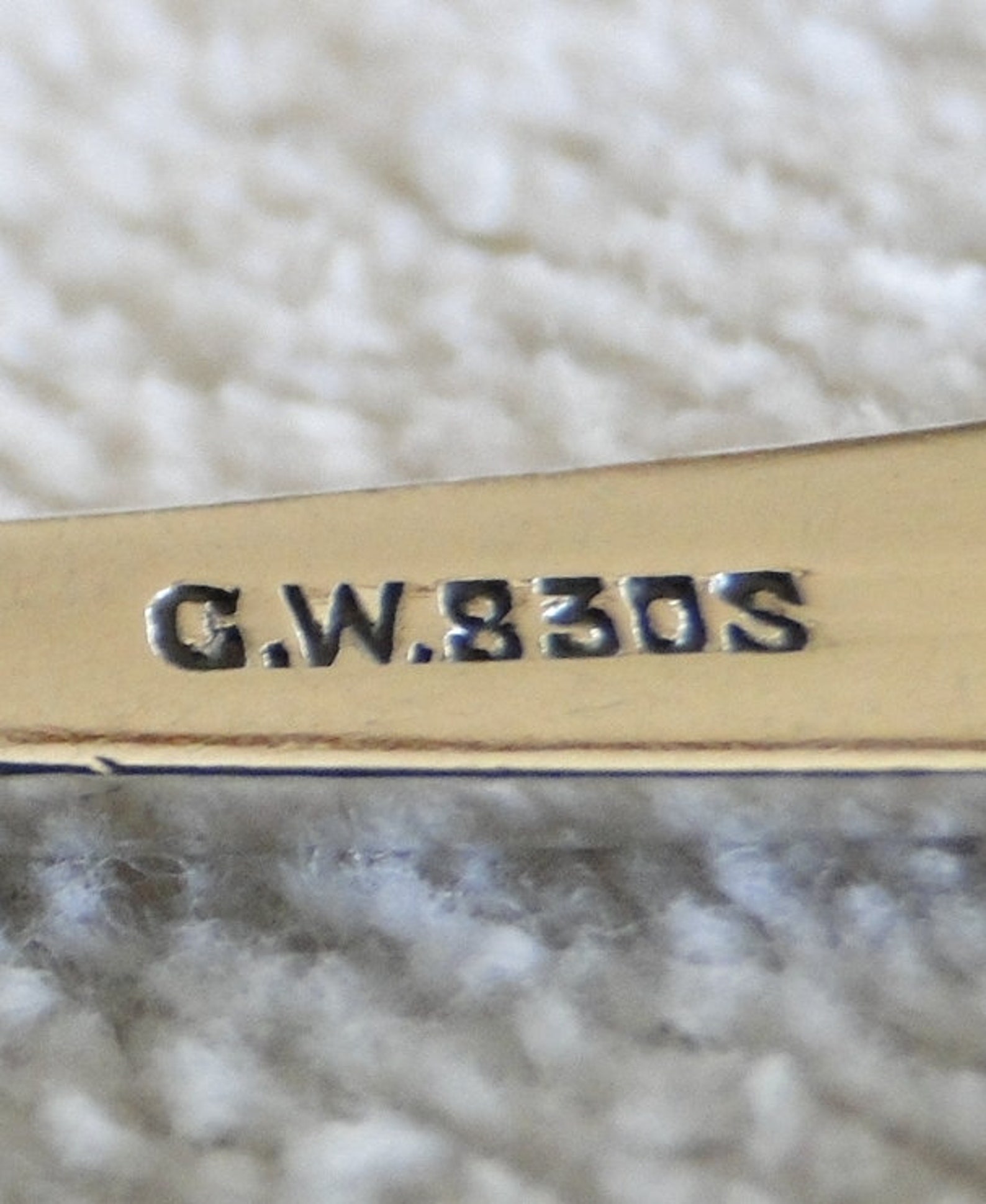 Norwegian 830S Silver Bright Cut Pattern Teaspoon-vintage 1913-11.2 ...