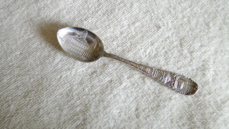 Sterling Souvenir Demitasse Spoon-cradle of Liberty-faneuil - Etsy