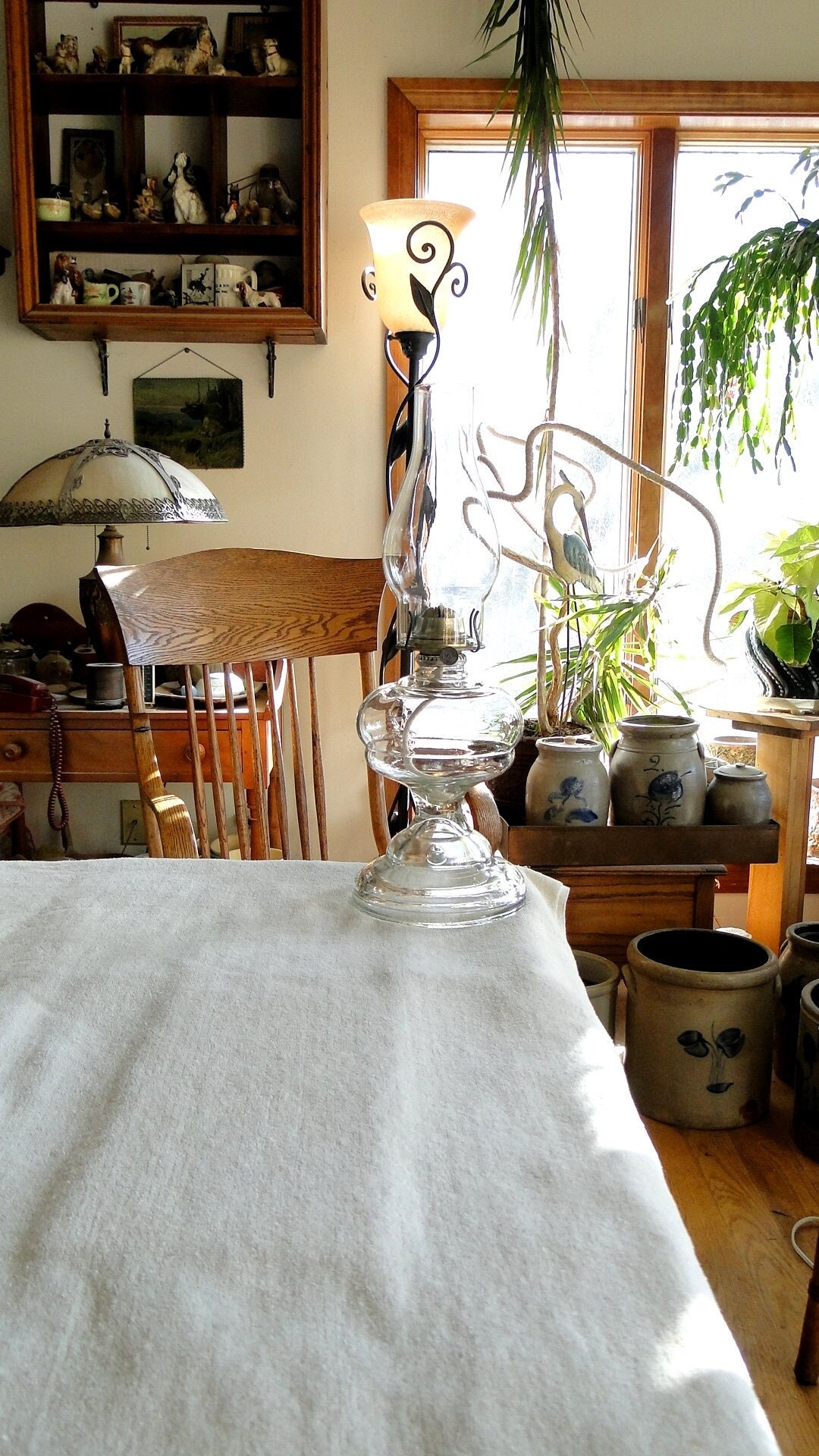 Antique Appleton Plain Pattern Oil Lamp-vintage 1911-20-made by United ...