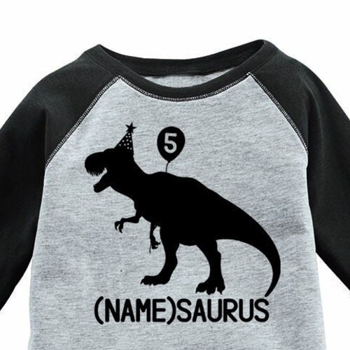 T-rex Dinosaur 5 Year Old Birthday Boy Shirt Five Year Old - Etsy