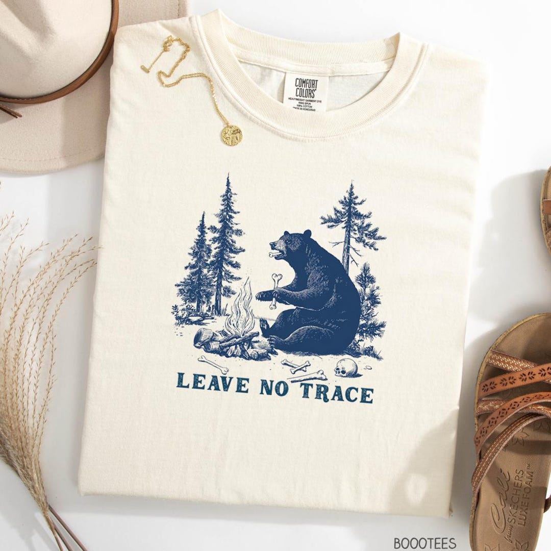 Funny Bear Eating Human Comfort Colors Graphic T-shirt: 100% Cotton ...
