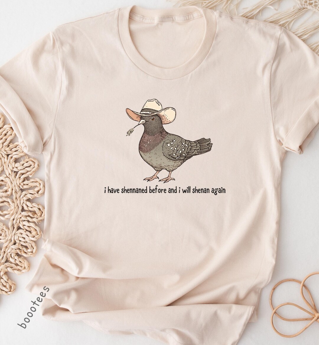Cowboy Pigeon T-shirt: Funny Shenanigans Bird Lover Gift - Etsy