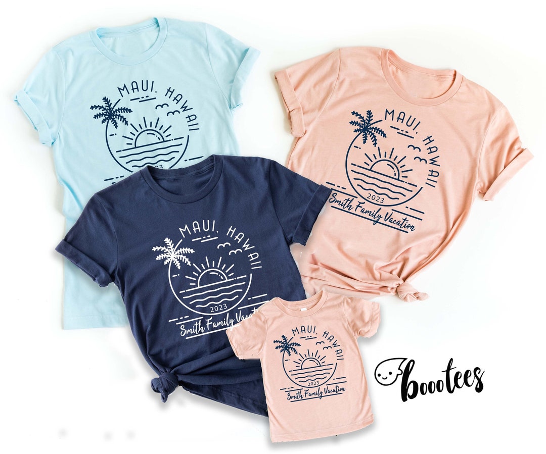 Beach Vacation Shirts for Family Friends Custom Trip T-shirt T Shirt ...
