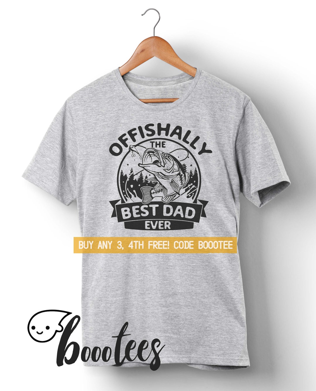 Fathers Day Gift Fishing Shirt for Dad Grandpa Tshirt Funny Fishing ...