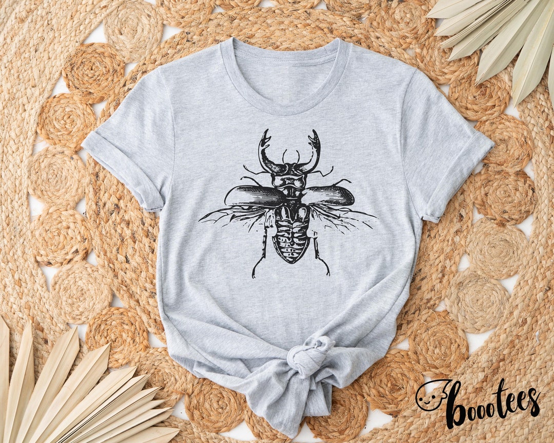 Beetle Shirt. Graphic Insect Gift Idea for Entomologist T-shirt Tshirt ...