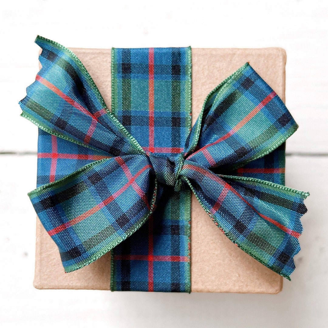 Flower of Scotland Tartan Ribbon, Scottish Christmas Craft Ribbon, Diy ...