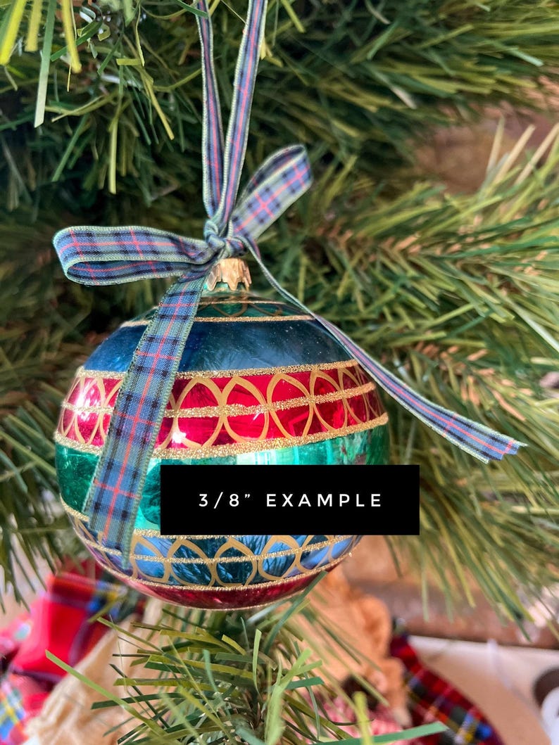 Flower of Scotland Ribbon: Tartan Plaid Trim for Weddings and Christmas ...