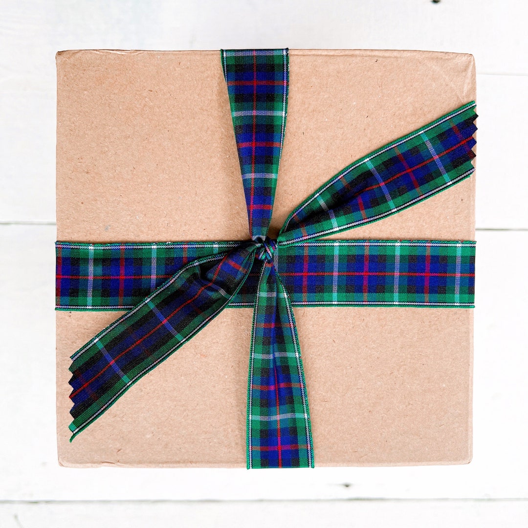 Mackenzie Tartan Ribbon - Gift Wrap for Christmas, 5 Yards Various ...