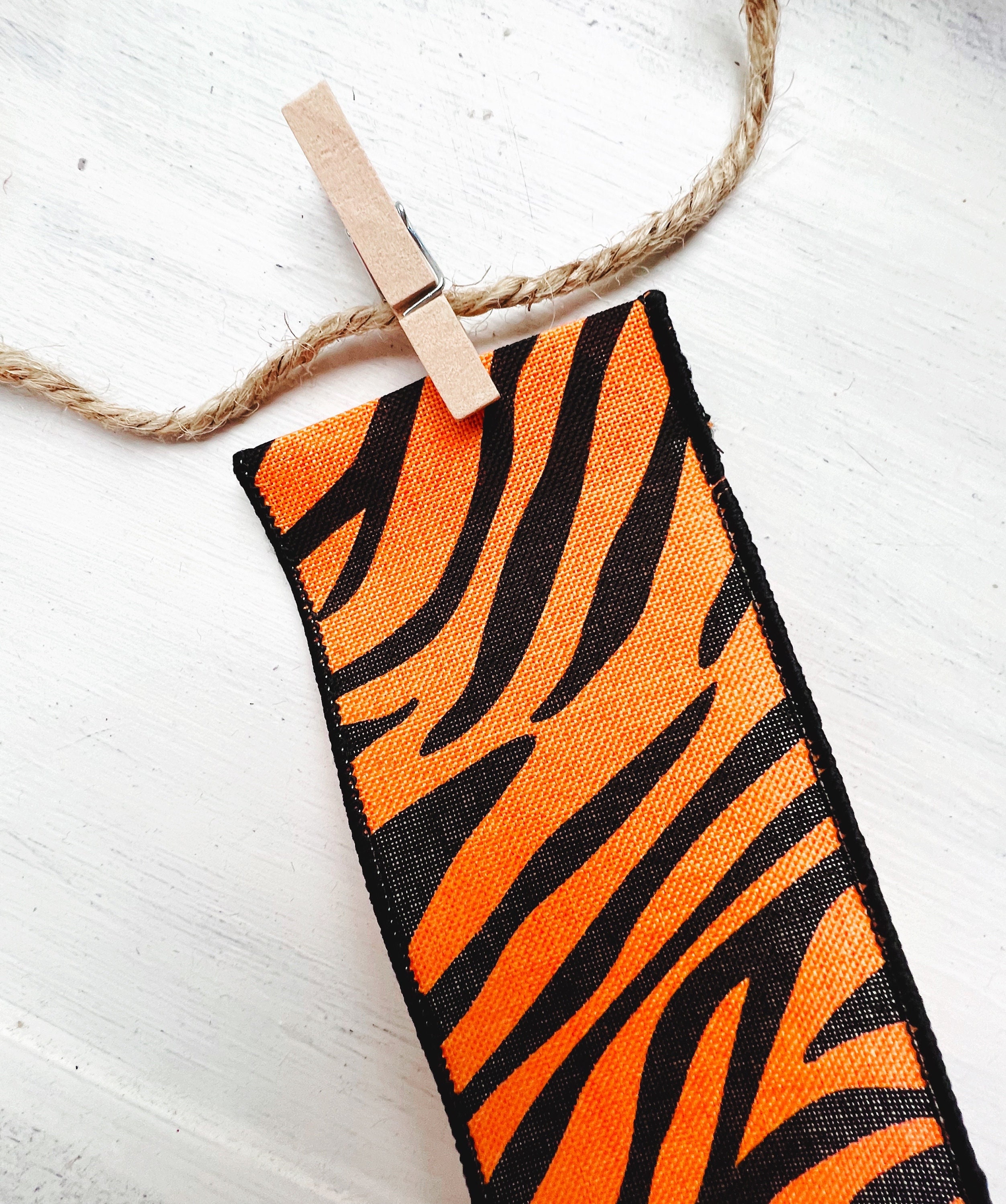 Tiger Stripe Grosgrain Ribbon