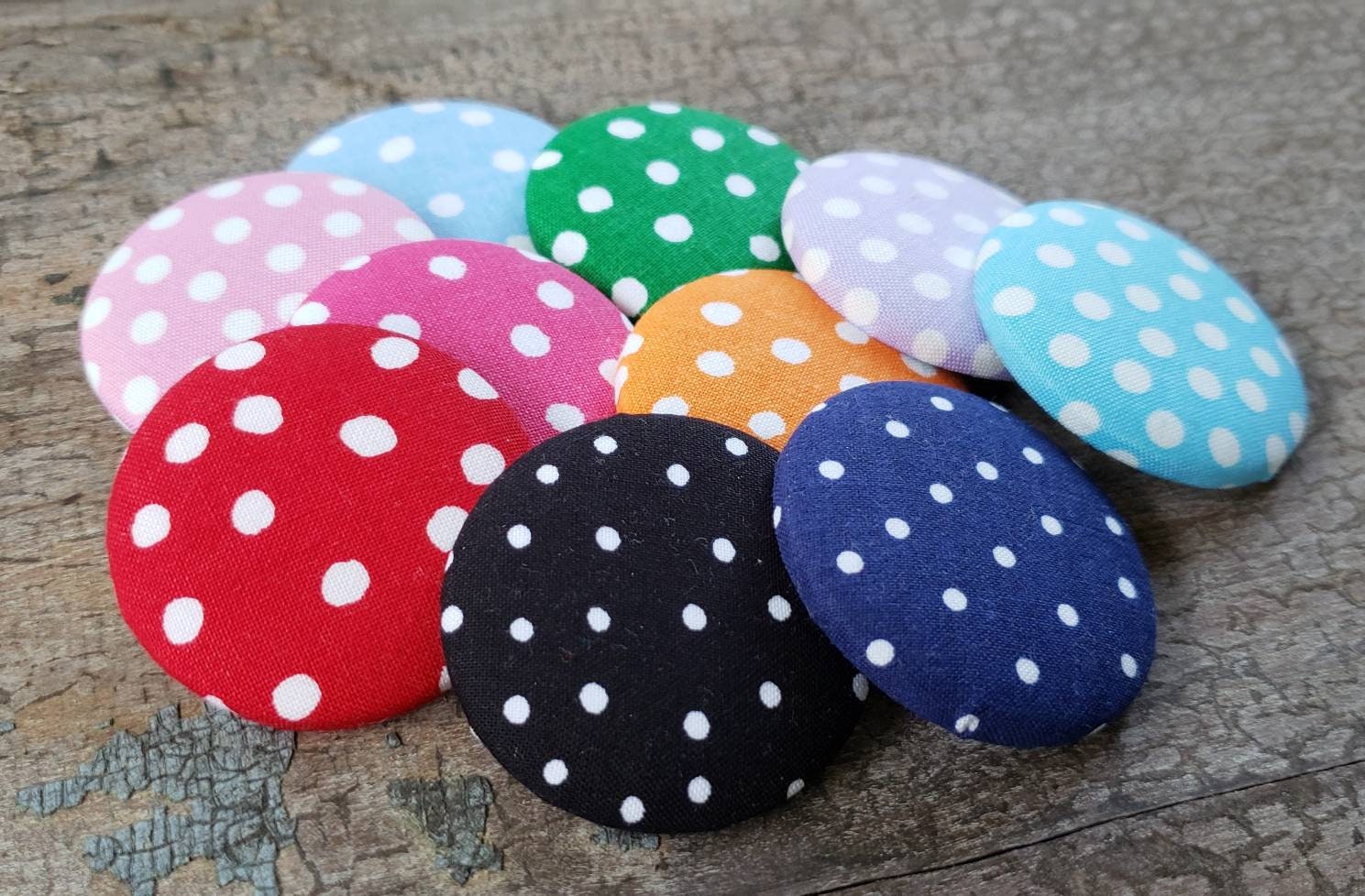 Vibrant Metal Craft Buttons: Colorful Sewing Embellishments for DIY ...