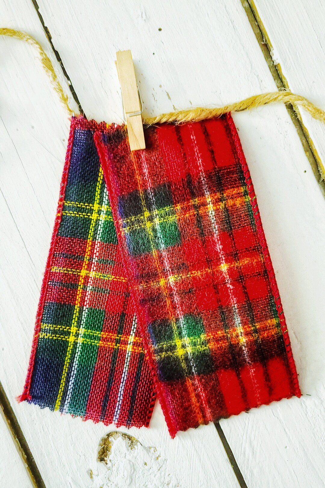 Luxurious Plaid Tartan Flannel Ribbon for Christmas Wreaths, Bows ...