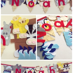 Noahs Ark Noahs Ark Bunting Noahs Ark Decoration Noahs Ark Nursery ...