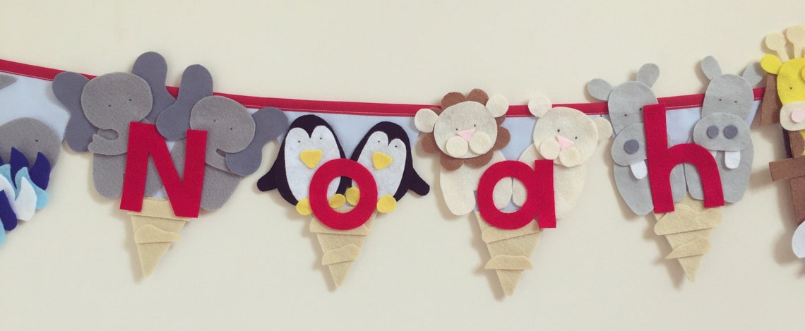 Noahs Ark Noahs Ark Bunting Noahs Ark Decoration Noahs Ark Nursery ...