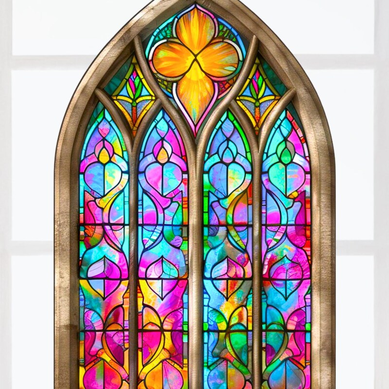Arch Stained Glass - Etsy