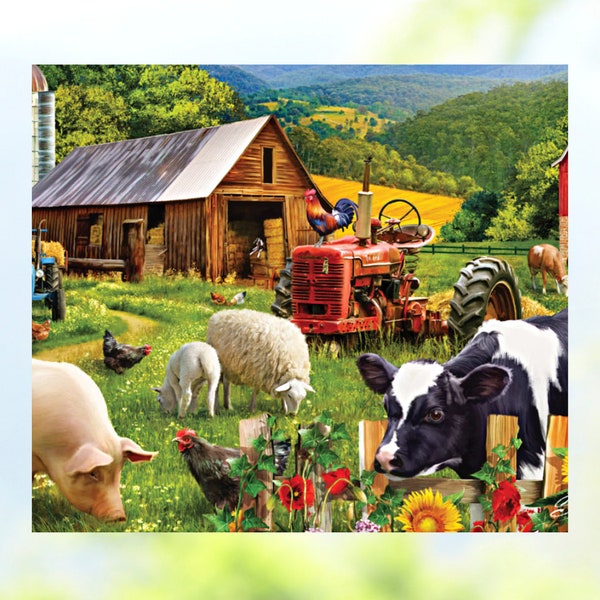 Farm Suncatcher - Etsy