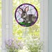 Bunny Rabbit Faux Stained-glass WINDOW CLING Glossy, Translucent ...
