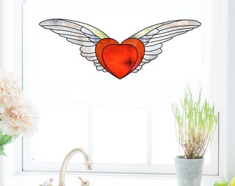 Angel Wings Window Cling - Etsy